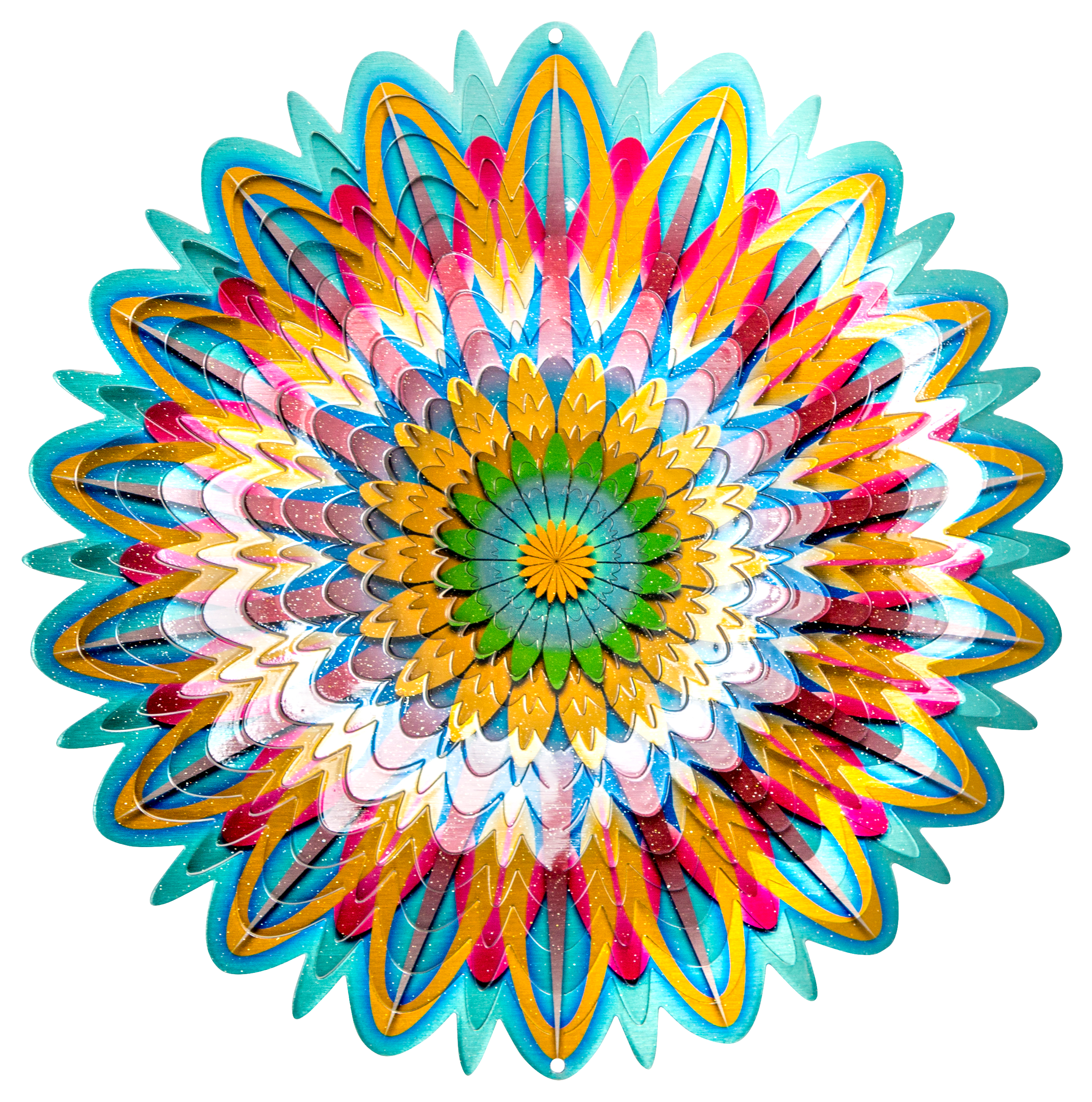 Spinfinity Designs Floral Mandala Wind Spinner | Bass Pro Shops
